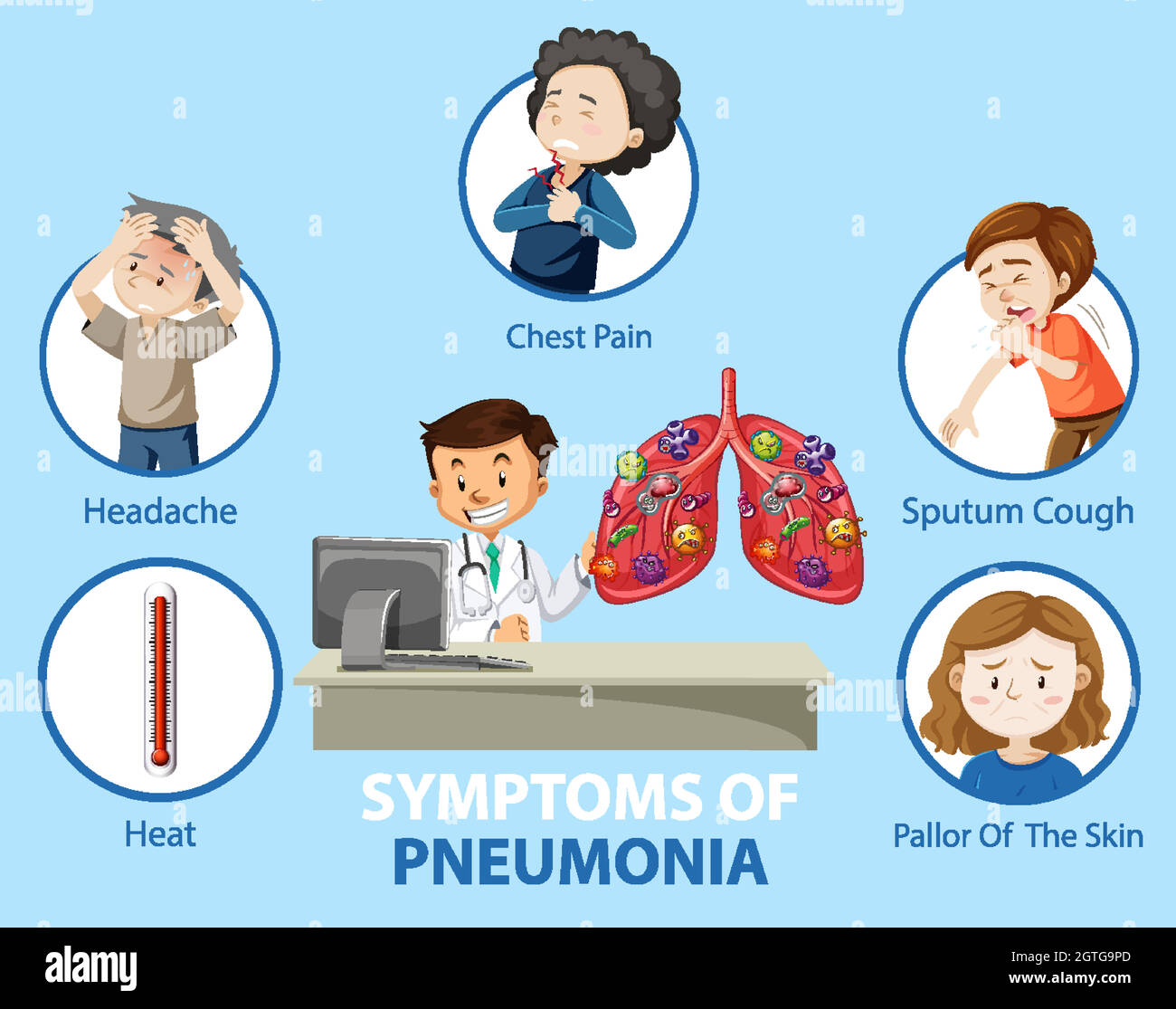 Pneumonia patient drawing hi-res stock photography and images - Alamy