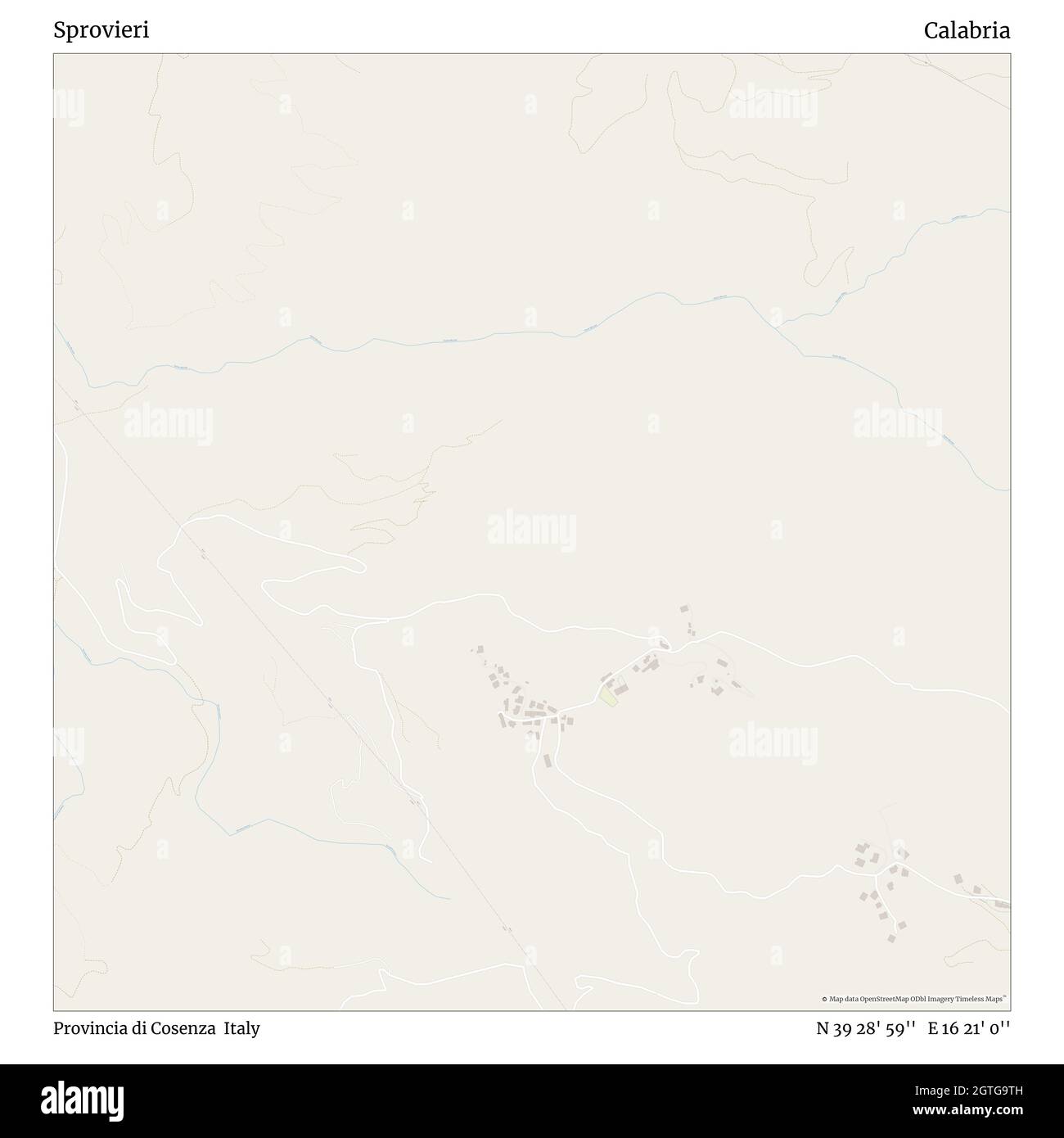 Map of cosenza hi-res stock photography and images - Alamy