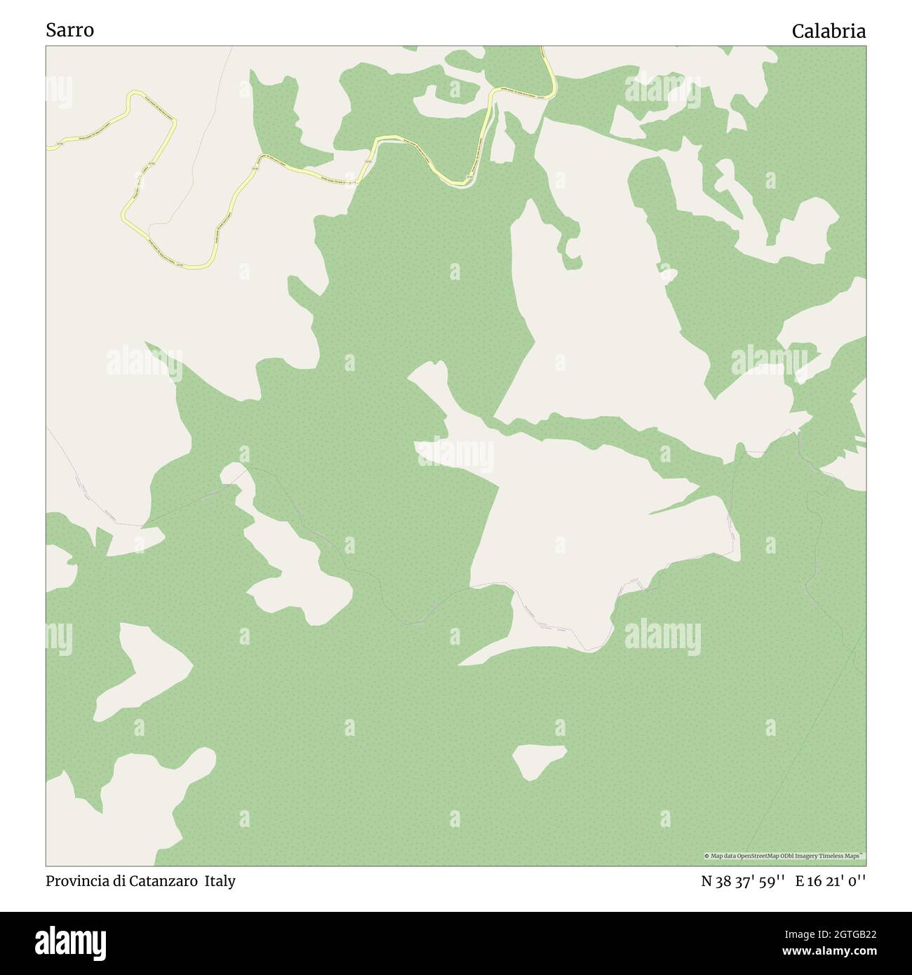 Map of catanzaro Cut Out Stock Images & Pictures - Alamy
