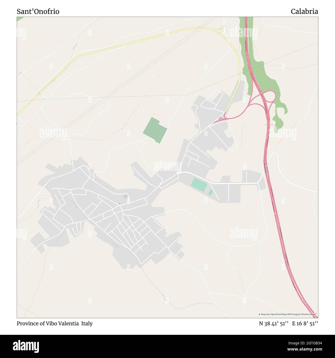 Map of vibo valentia hi-res stock photography and images - Alamy