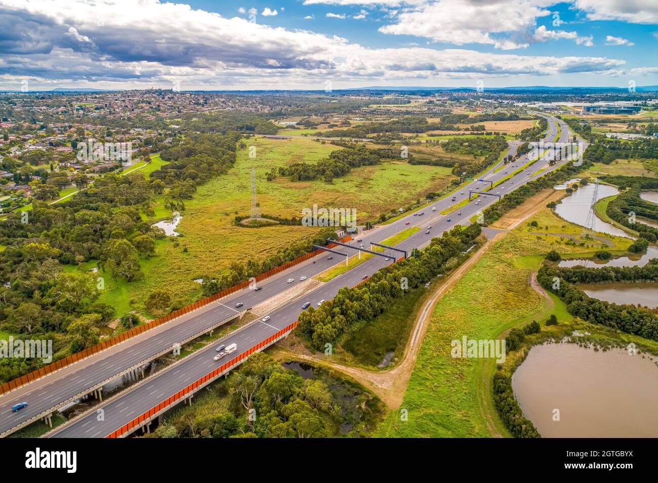 Map australia highway hi-res stock photography and images - Alamy