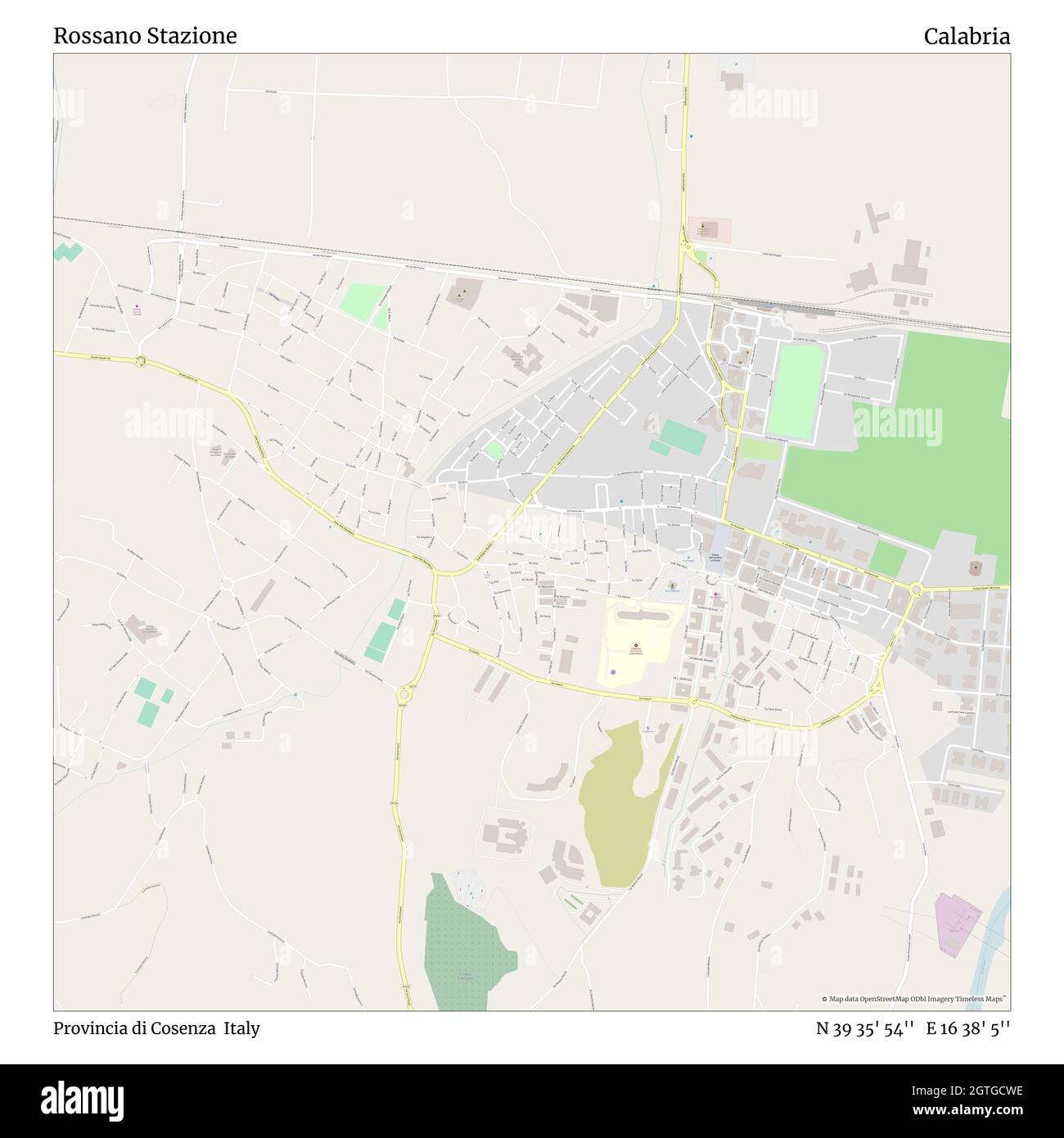 Rossano Stazione, Provincia di Cosenza, Italy, Calabria, N 39 35' 54 ...