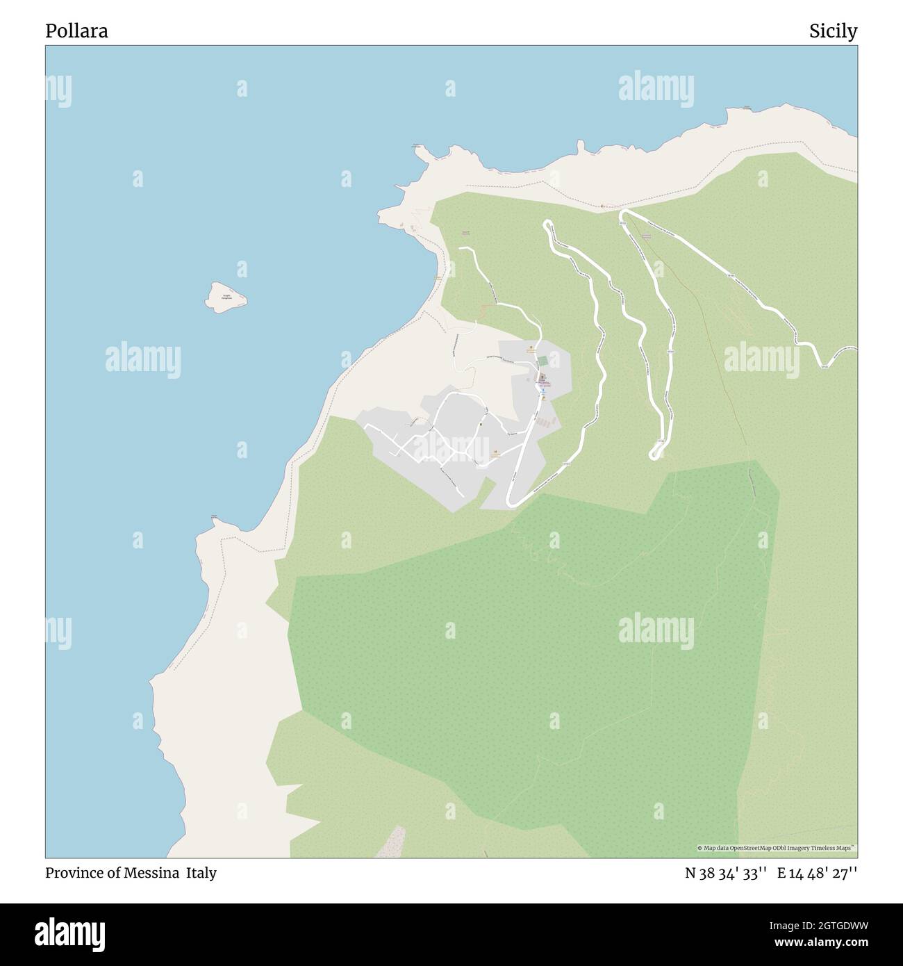 Pollara, Province of Messina, Italy, Sicily, N 38 34' 33'', E 14 48' 27 ...