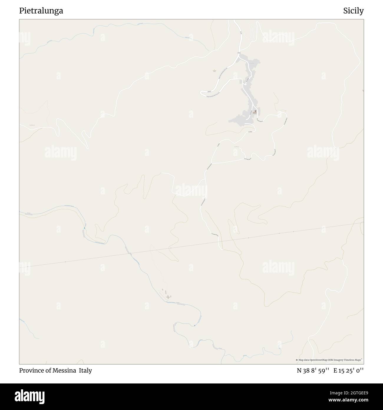 Pietralunga, Province of Messina, Italy, Sicily, N 38 8' 59'', E 15 25 ...