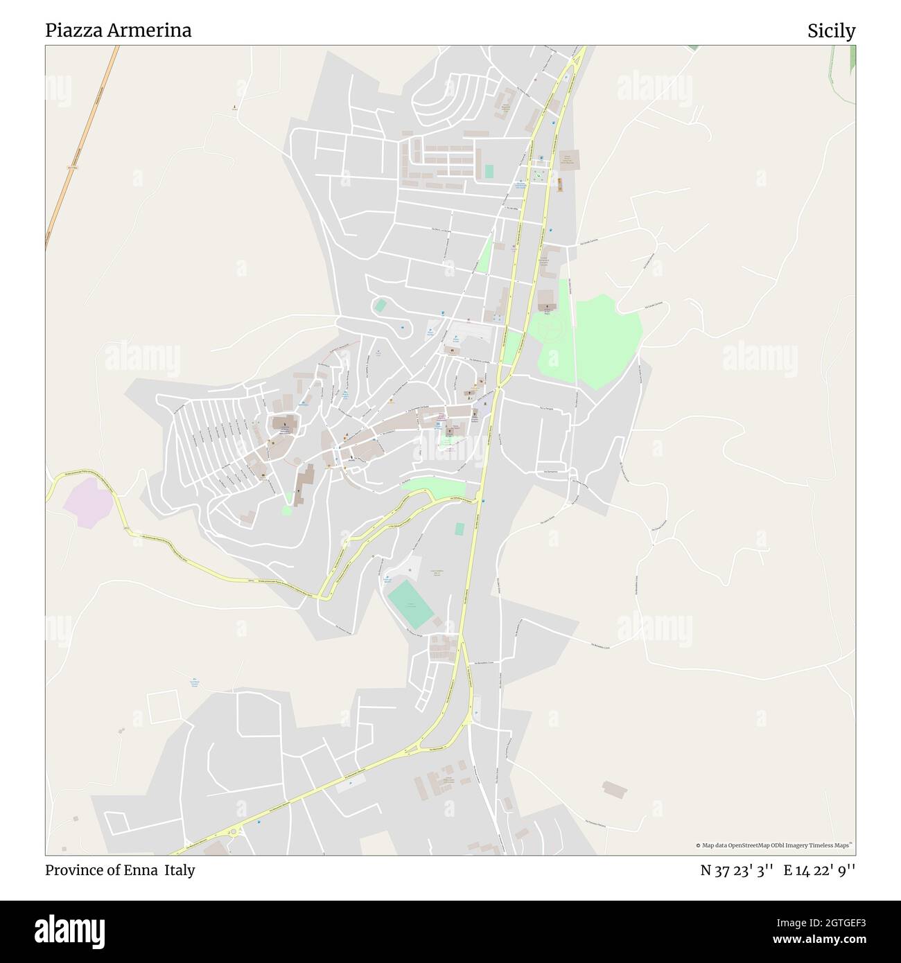 Piazza Armerina, Province of Enna, Italy, Sicily, N 37 23' 3'', E 14 22 ...
