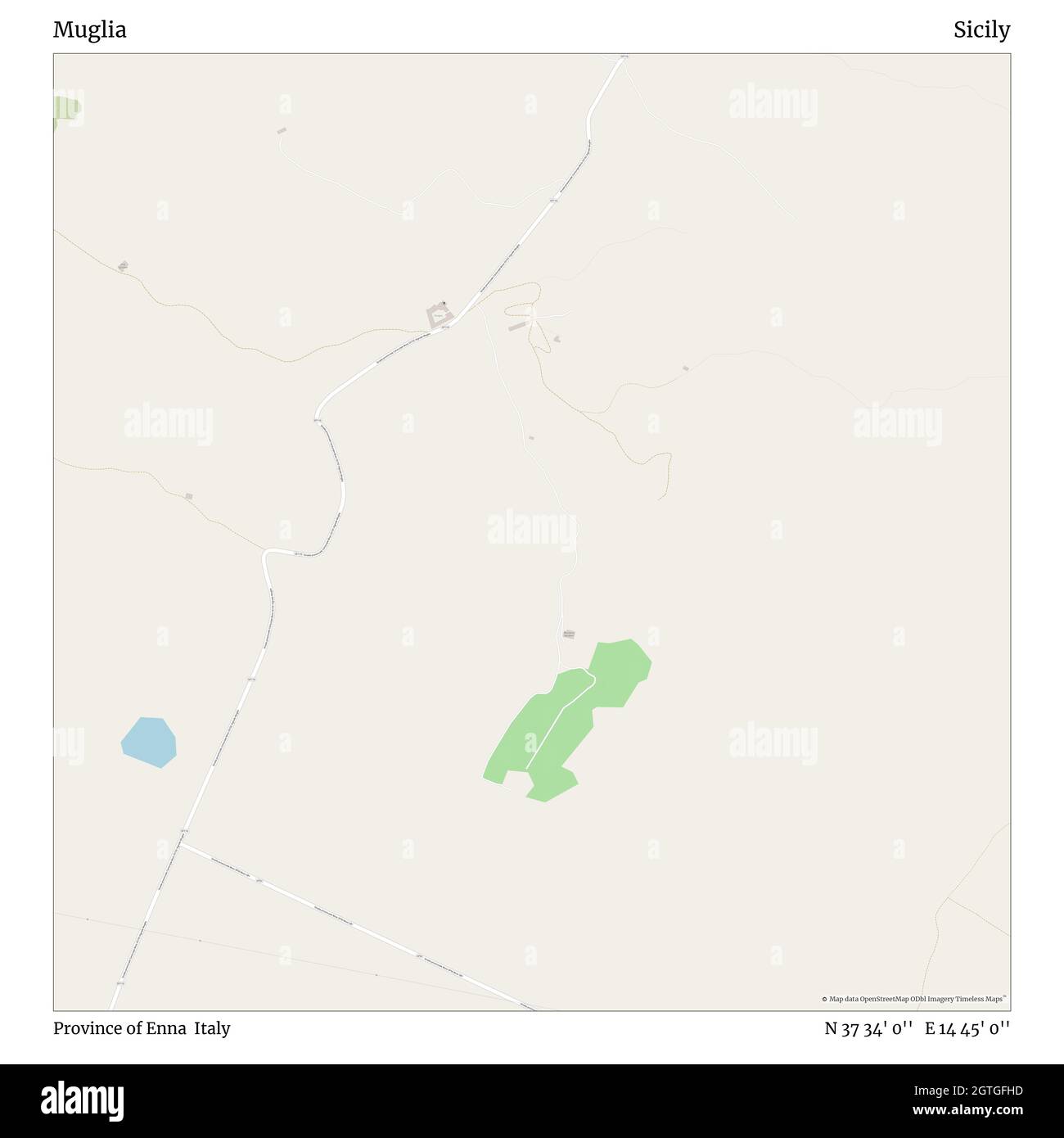 Map of enna hi-res stock photography and images - Alamy