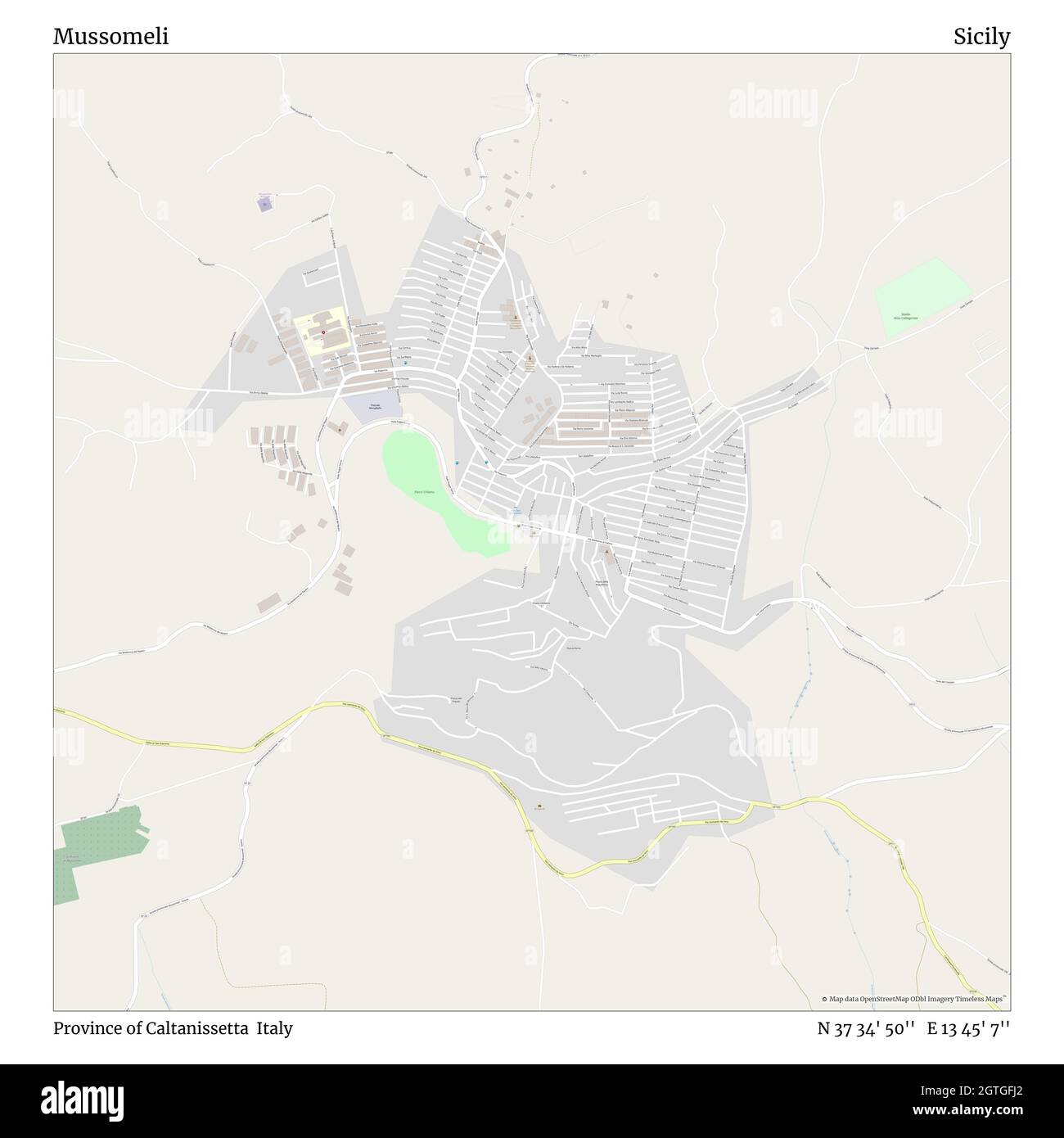 Map of caltanissetta hi-res stock photography and images - Alamy