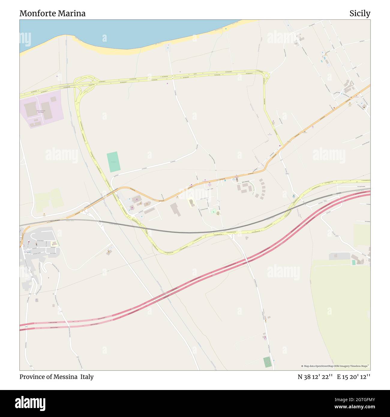 Map of monforte hi-res stock photography and images - Alamy