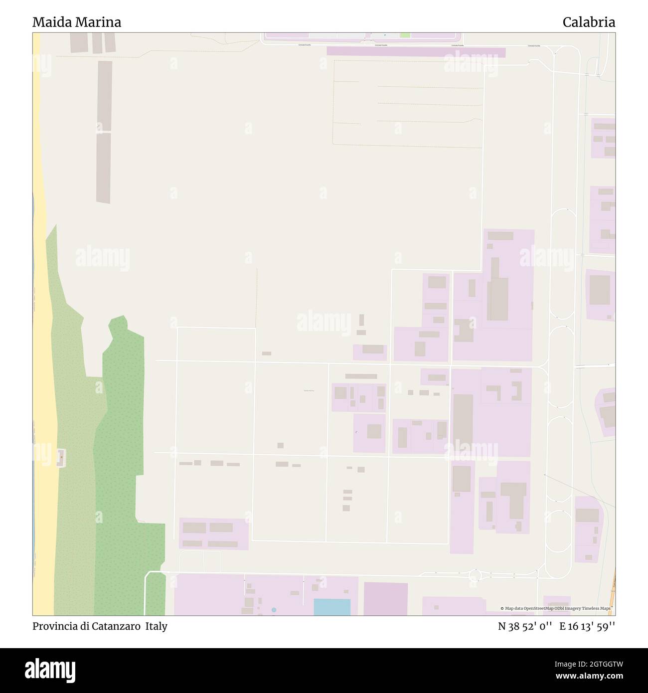 Maida Marina, Provincia di Catanzaro, Italy, Calabria, N 38 52' 0'', E ...