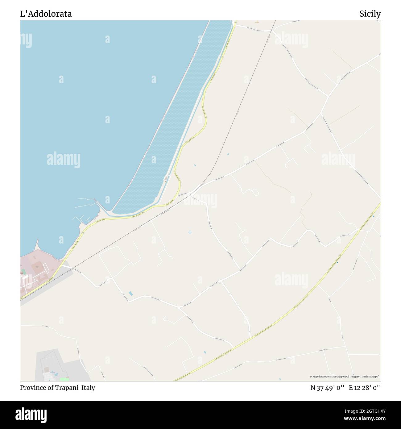 Trapani map hi-res stock photography and images - Alamy