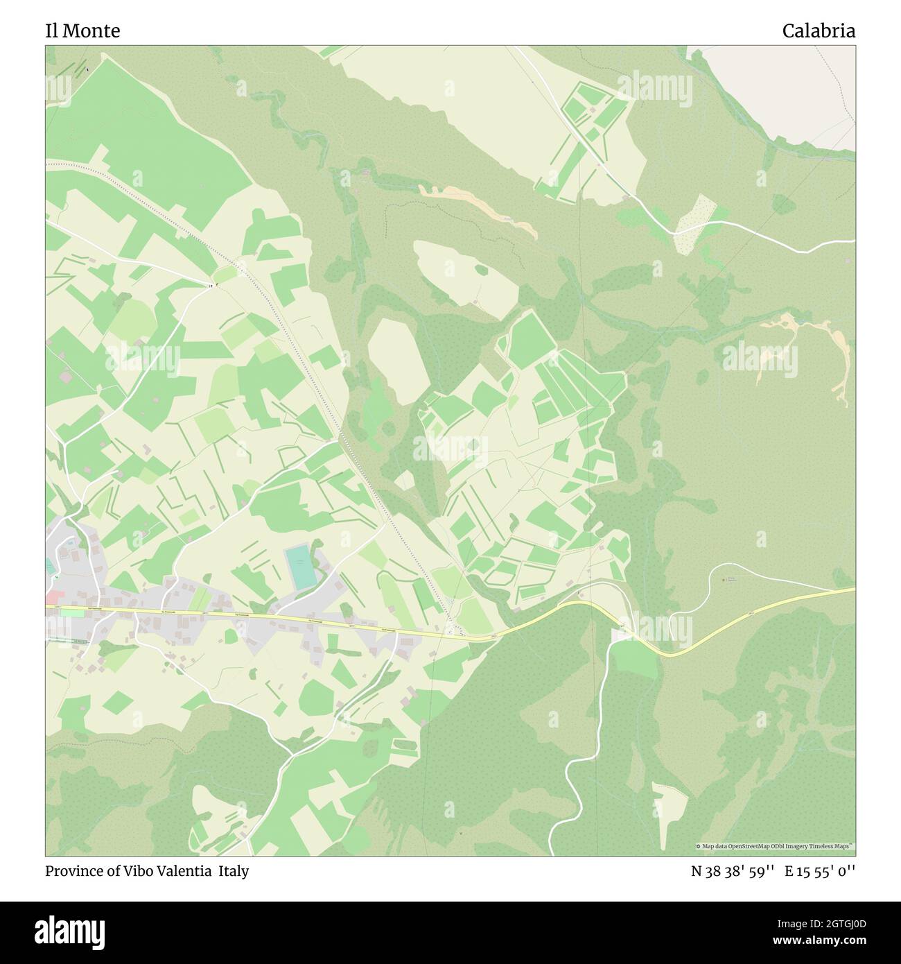 Map of vibo valentia hi-res stock photography and images - Alamy