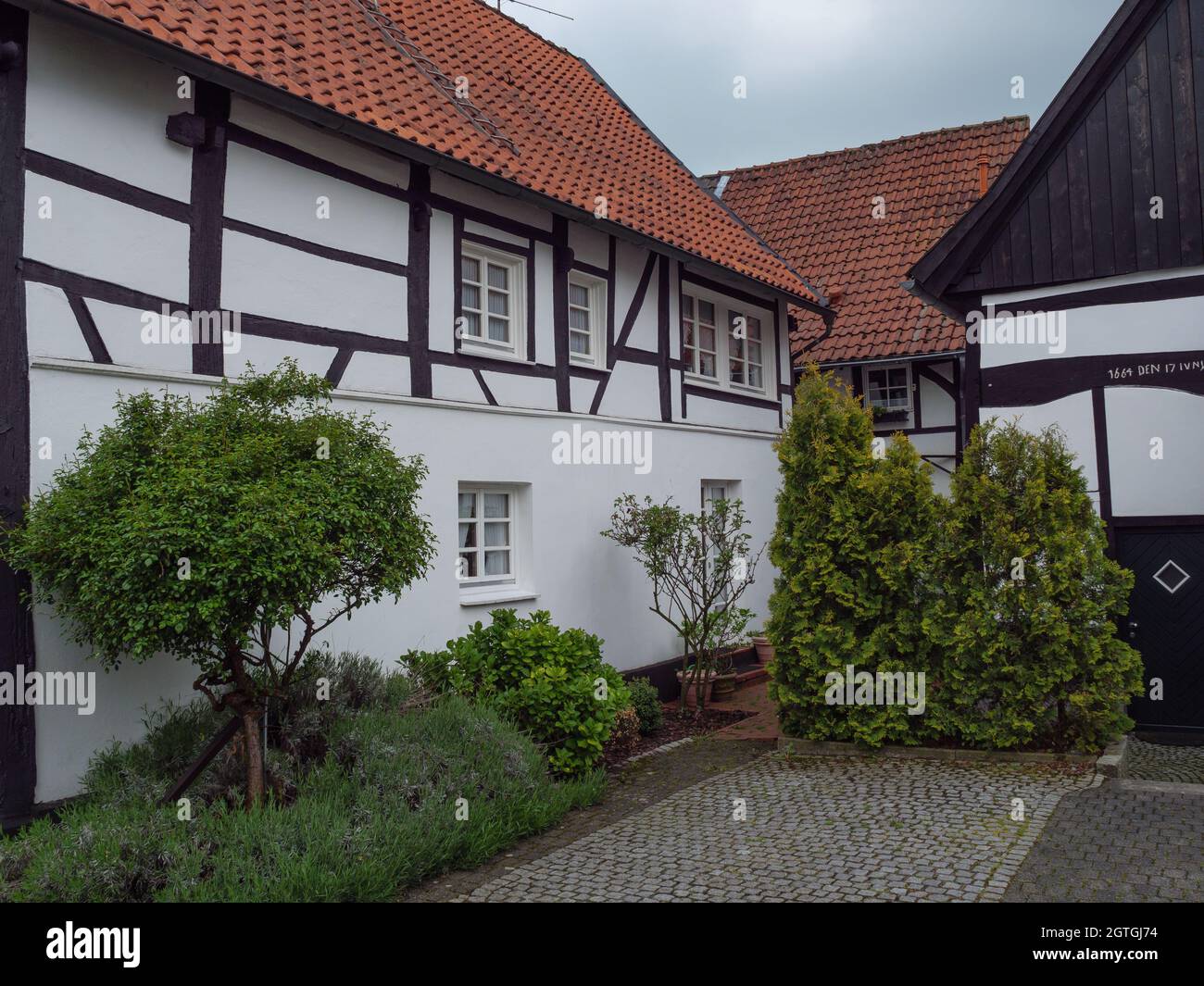 The German Village Of Westerholt Stock Photo - Alamy