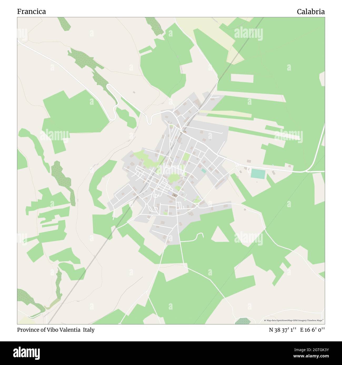 Vibo valentia province map hi-res stock photography and images - Alamy