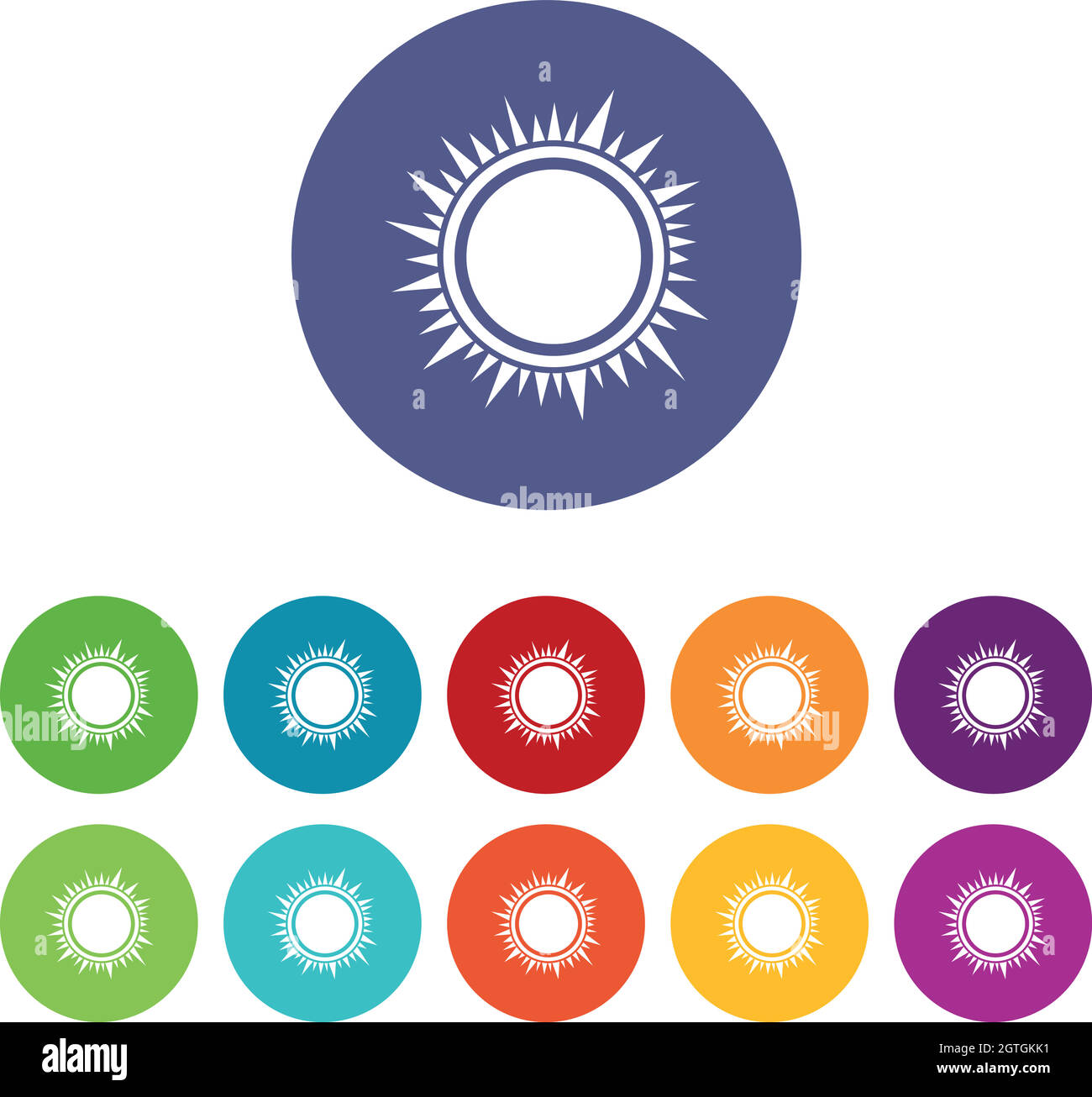 Red sun glare Stock Vector Images - Alamy