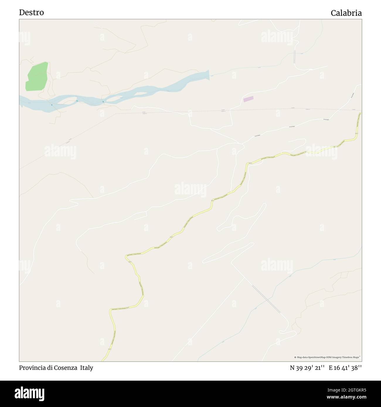 Map of cosenza hi-res stock photography and images - Alamy