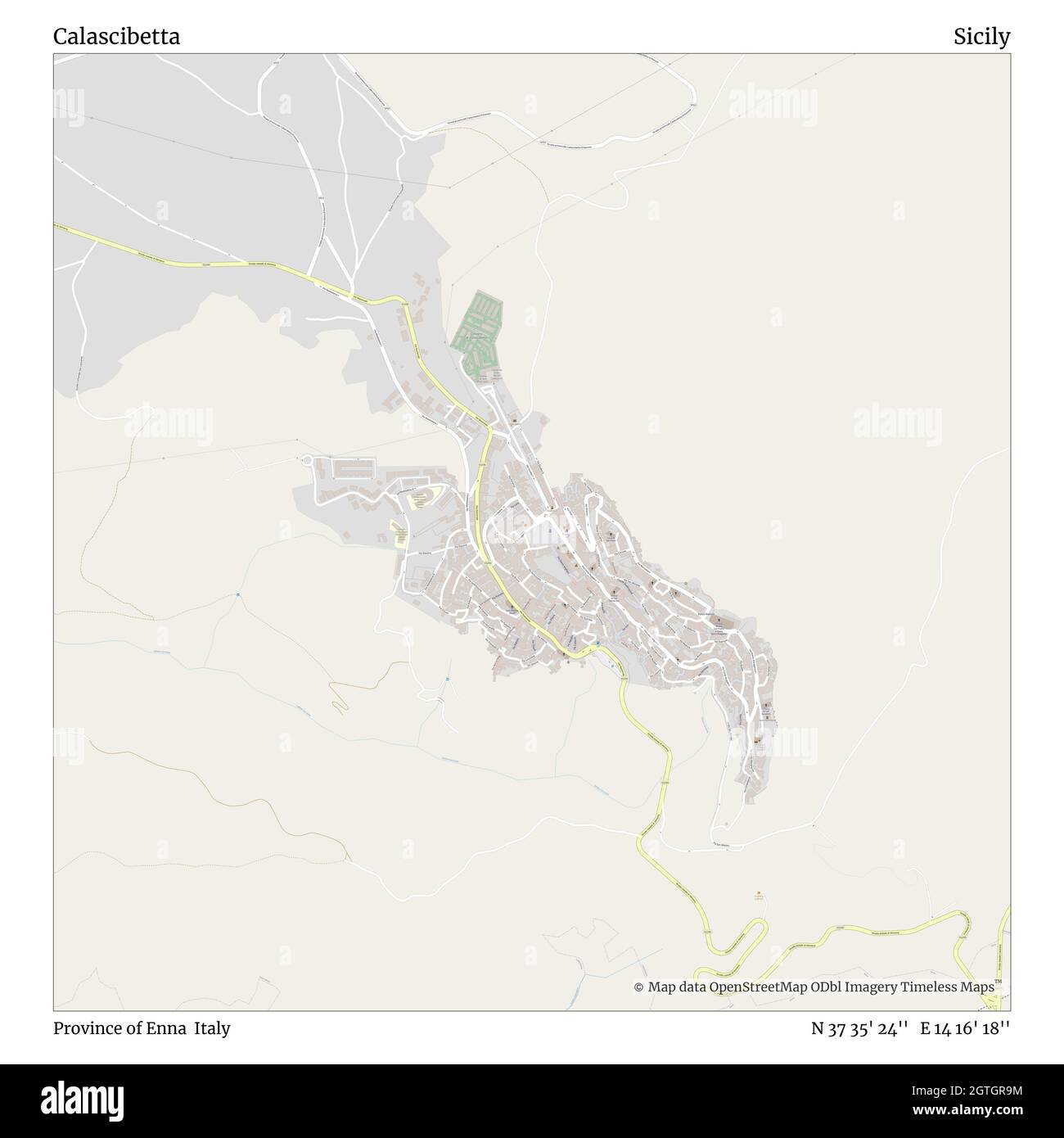 Calascibetta, Province of Enna, Italy, Sicily, N 37 35' 24'', E 14 16 ...