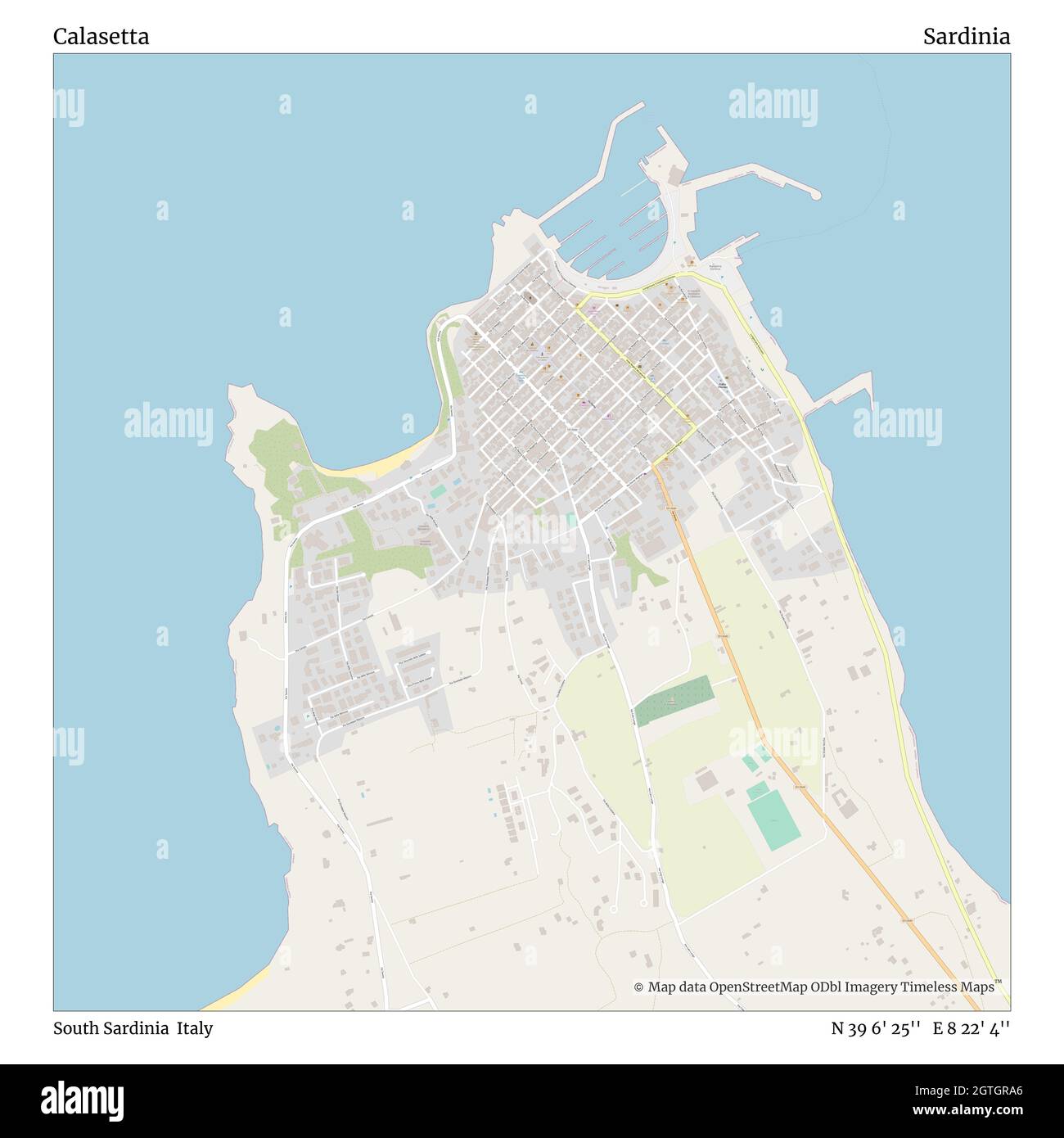 Map of sardinia hi-res stock photography and images - Alamy