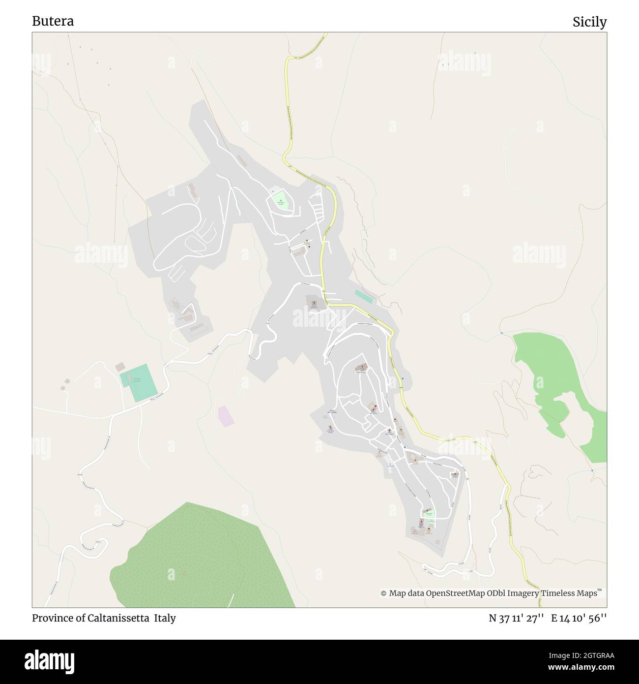 Map of caltanissetta hi-res stock photography and images - Alamy