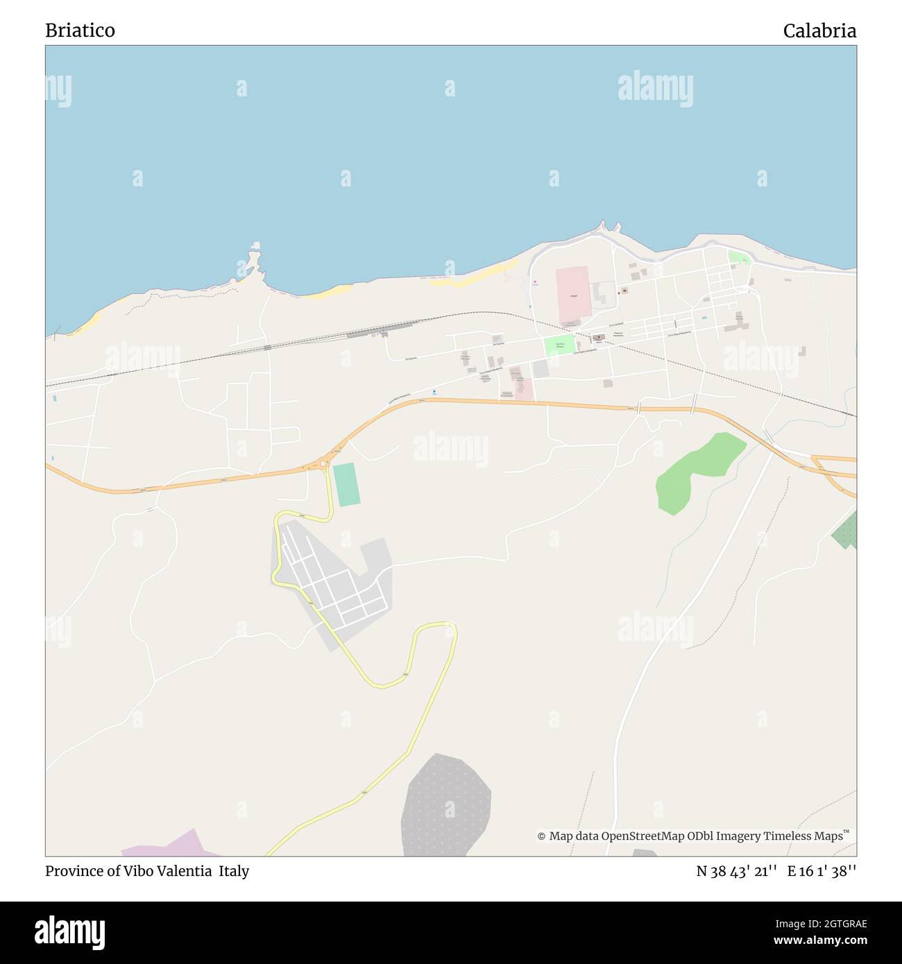 Vibo valentia map hi-res stock photography and images - Alamy