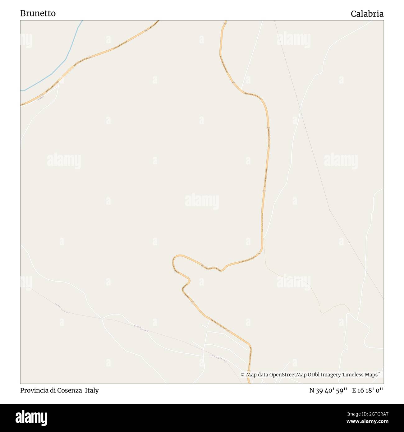 Map of cosenza hi-res stock photography and images - Alamy