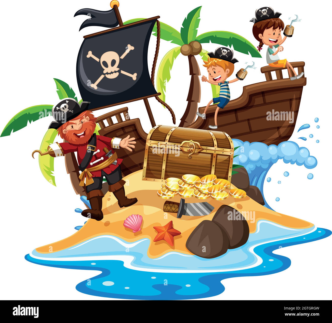 Cartoon Pirates For Kids