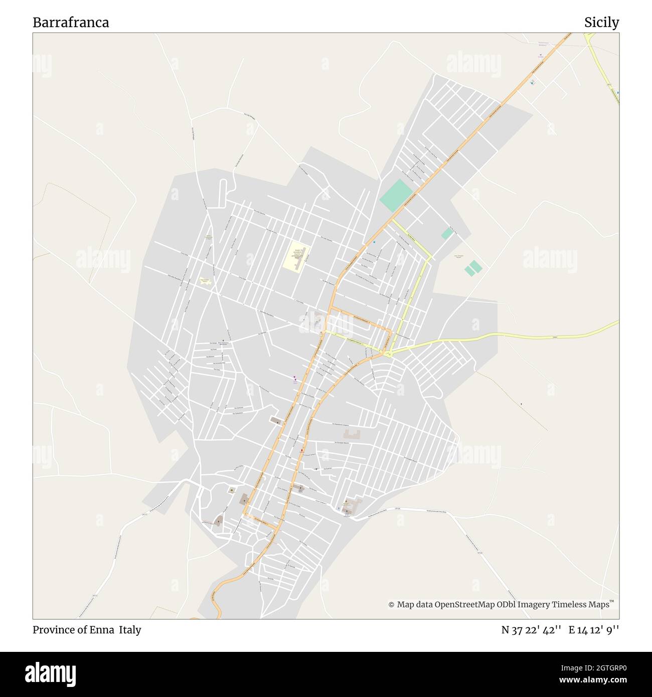 Map of enna hi-res stock photography and images - Alamy