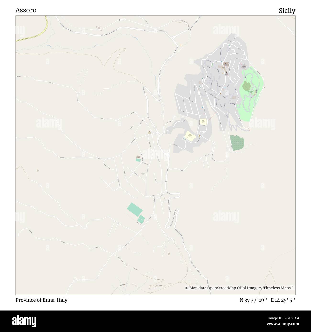 Map of enna hi-res stock photography and images - Alamy