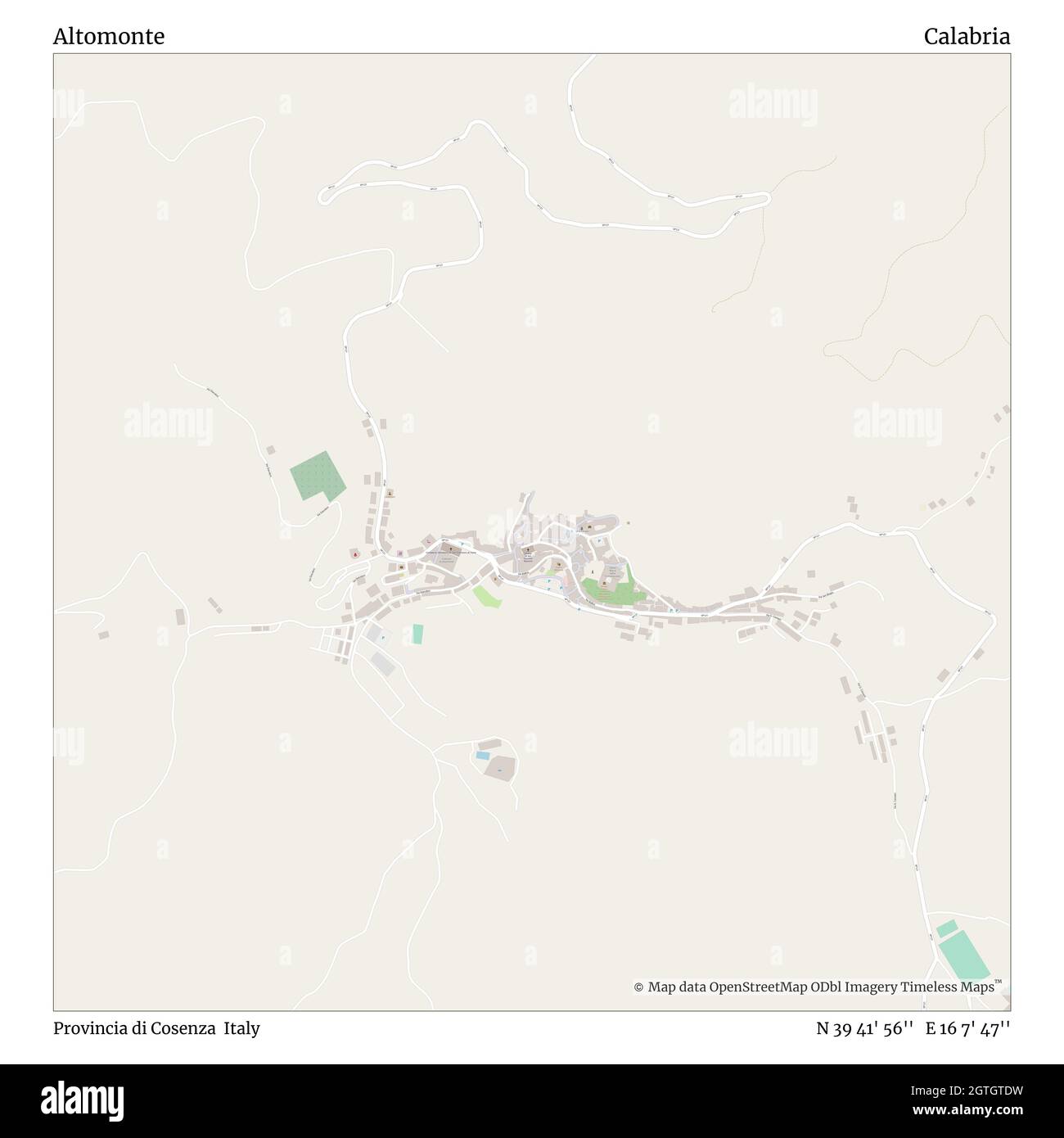Altomonte, Provincia di Cosenza, Italy, Calabria, N 39 41' 56'', E 16 7 ...