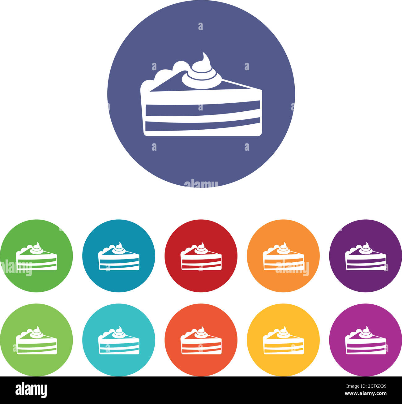Layer cake dessert Stock Vector Images - Alamy