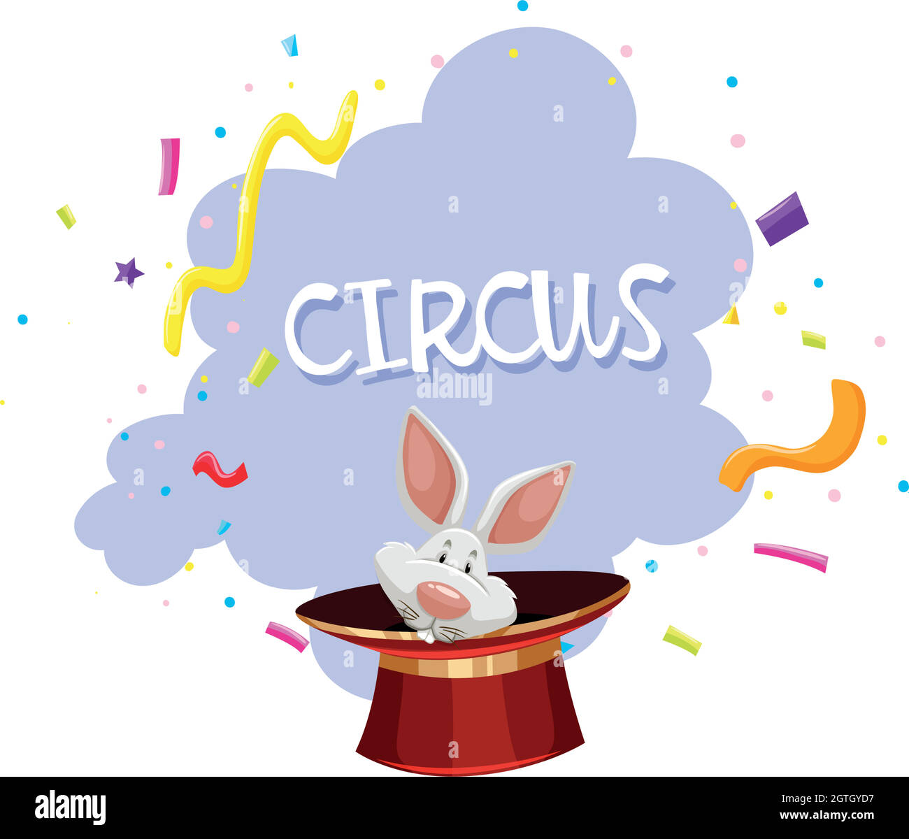 Rabbit performance Stock Vector Images - Alamy