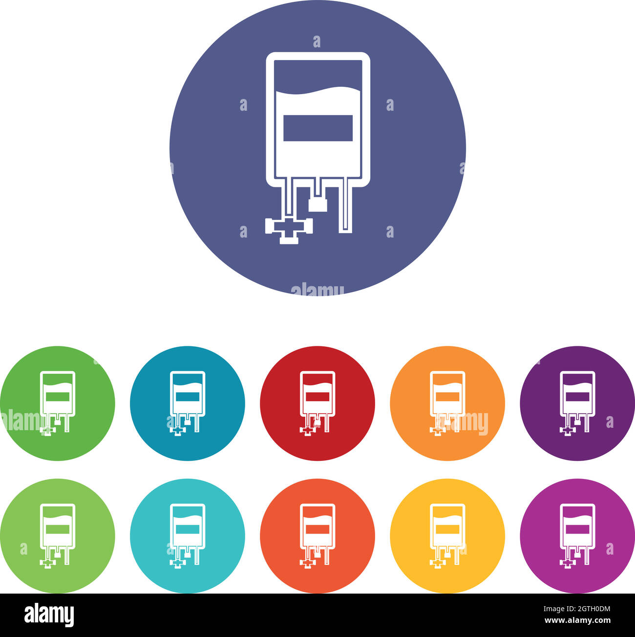 Blood transfusion icons hi-res stock photography and images - Alamy