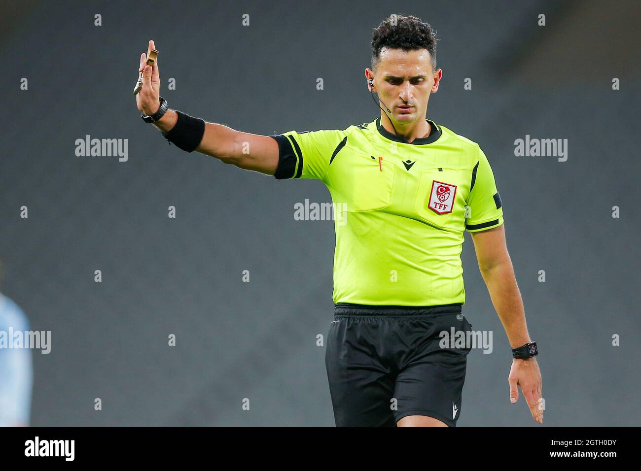 Istanbul, Turkey. 01st Oct, 2021. ISTANBUL, TURKEY - OCTOBER 1: Referee ...
