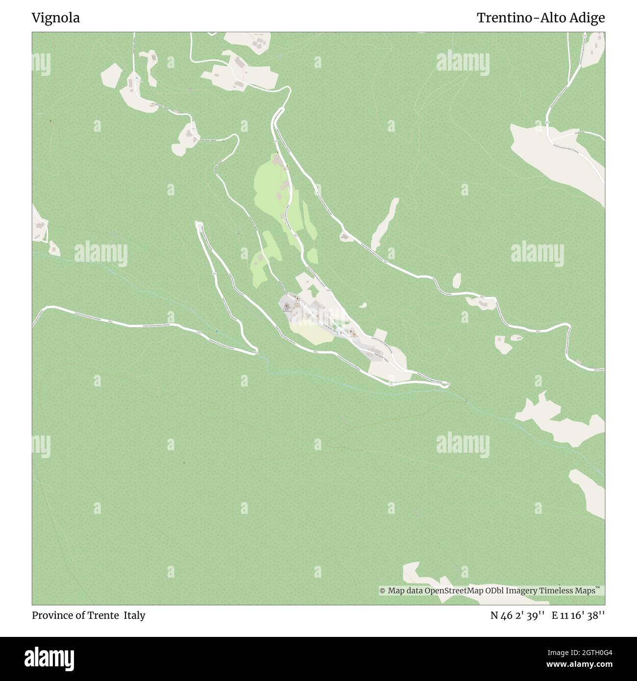Vignola, Province of Trente, Italy, Trentino-Alto Adige, N 46 2' 39 ...