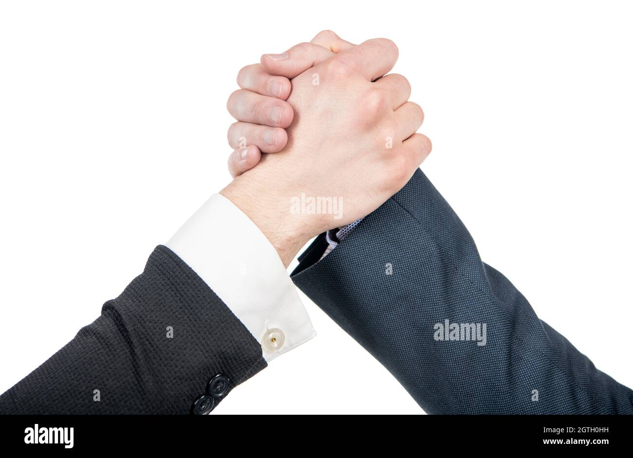 handshake of men after successful negotiations. partner relationship ...