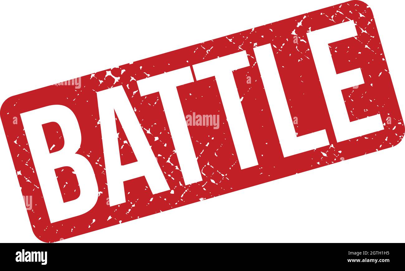 Battle Grunge Rubber Stamp On White Background Stock Vector Image & Art ...