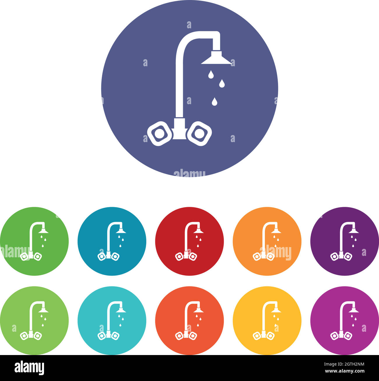 Dripping tap set icons Stock Vector Image & Art - Alamy
