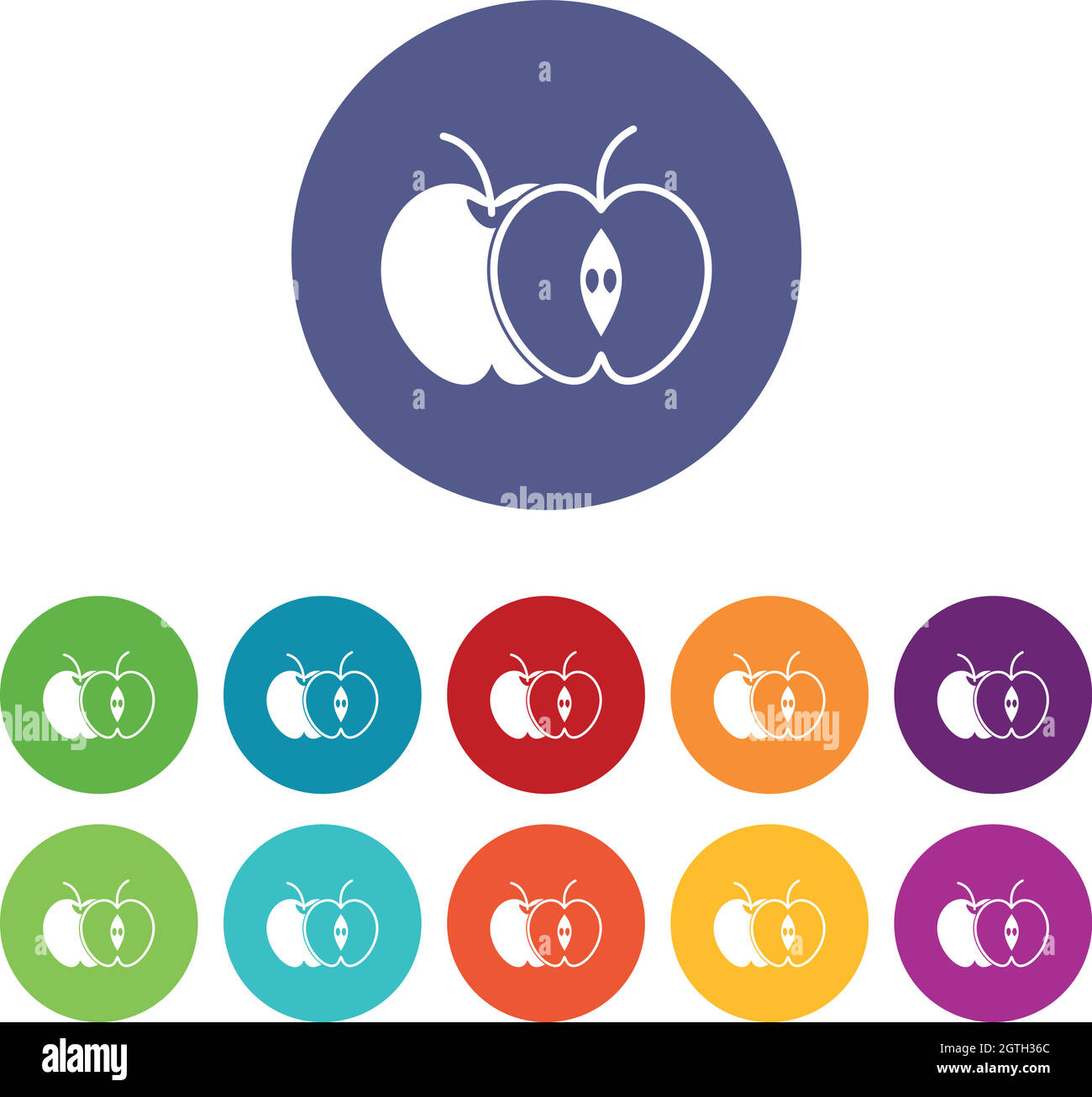 White color raw whole Stock Vector Images - Alamy