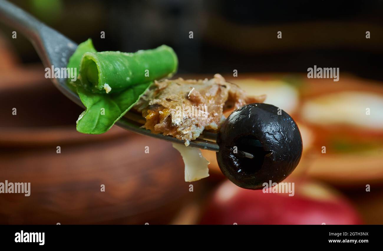 Tonosalata - Traditional tuna Salad From Greece Stock Photo - Alamy