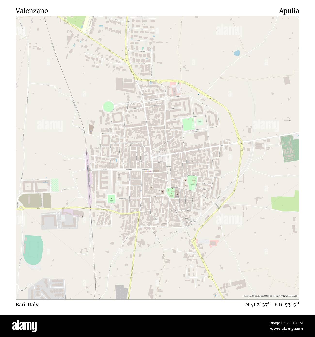 Valenzano, Bari, Italy, Apulia, N 41 2' 37'', E 16 53' 5'', map ...