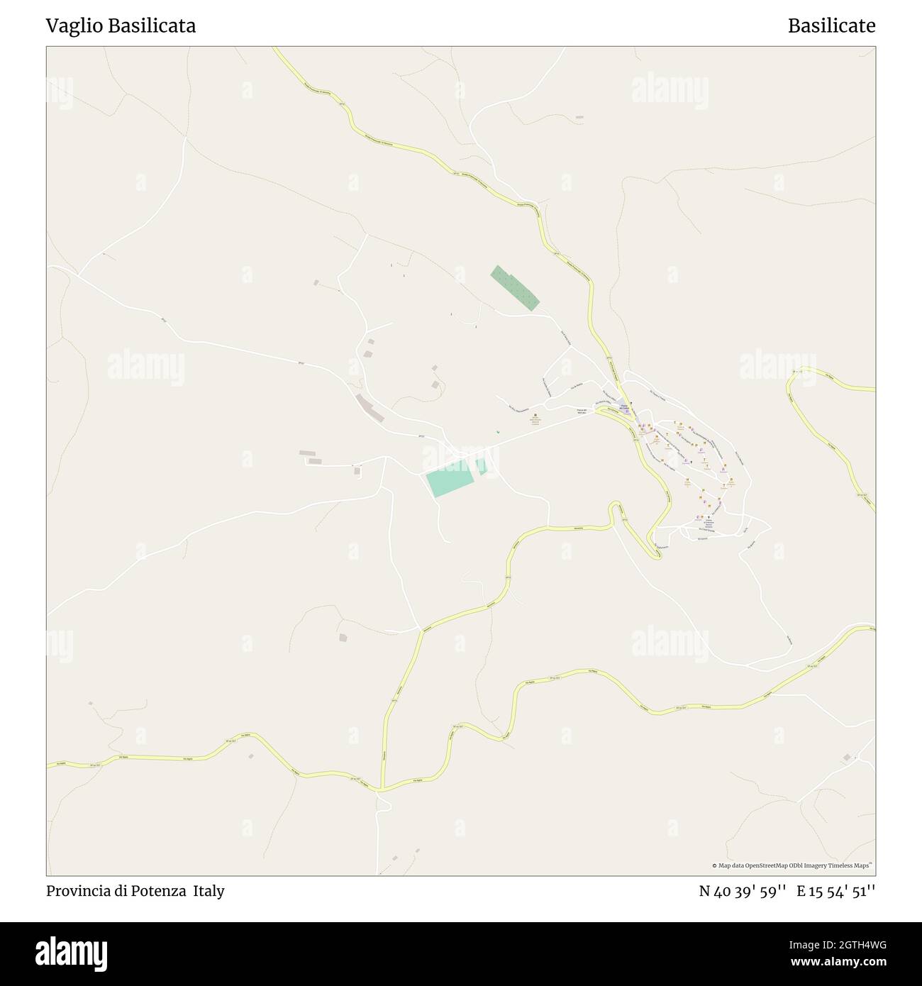 Map of basilicata hi-res stock photography and images - Alamy
