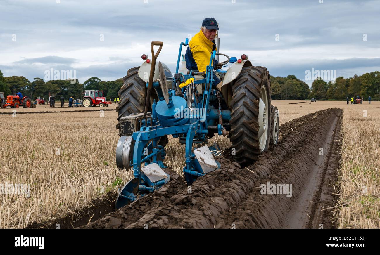 Vintage fordson tractor ploughing hi-res stock photography and images ...
