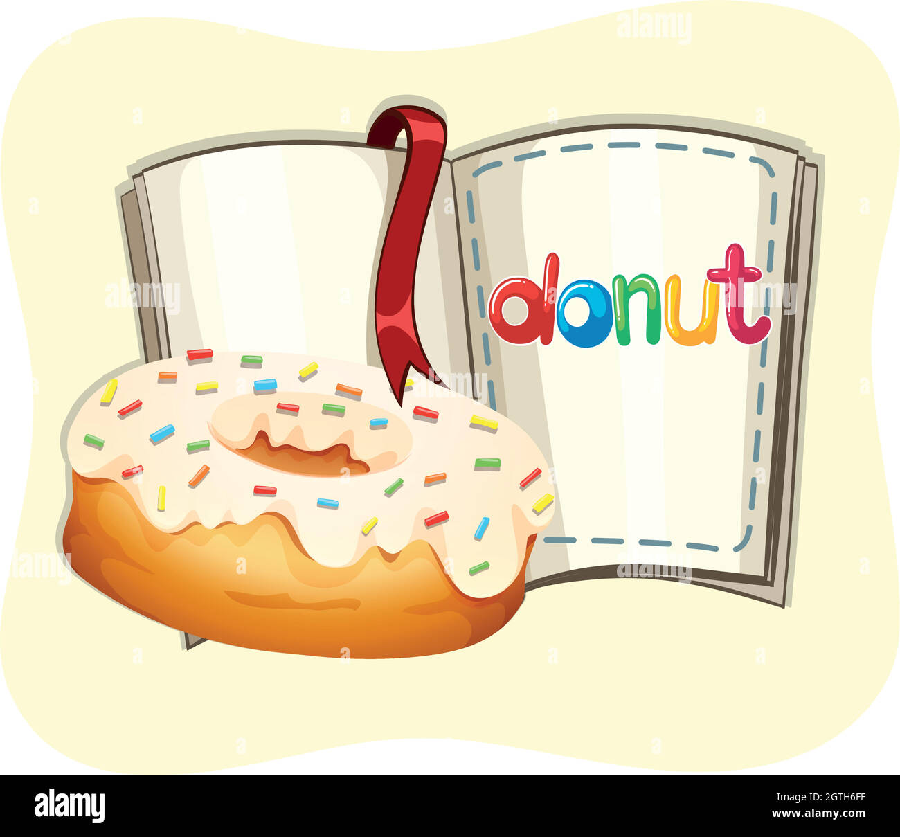 Book with ribbon Stock Vector Images - Alamy