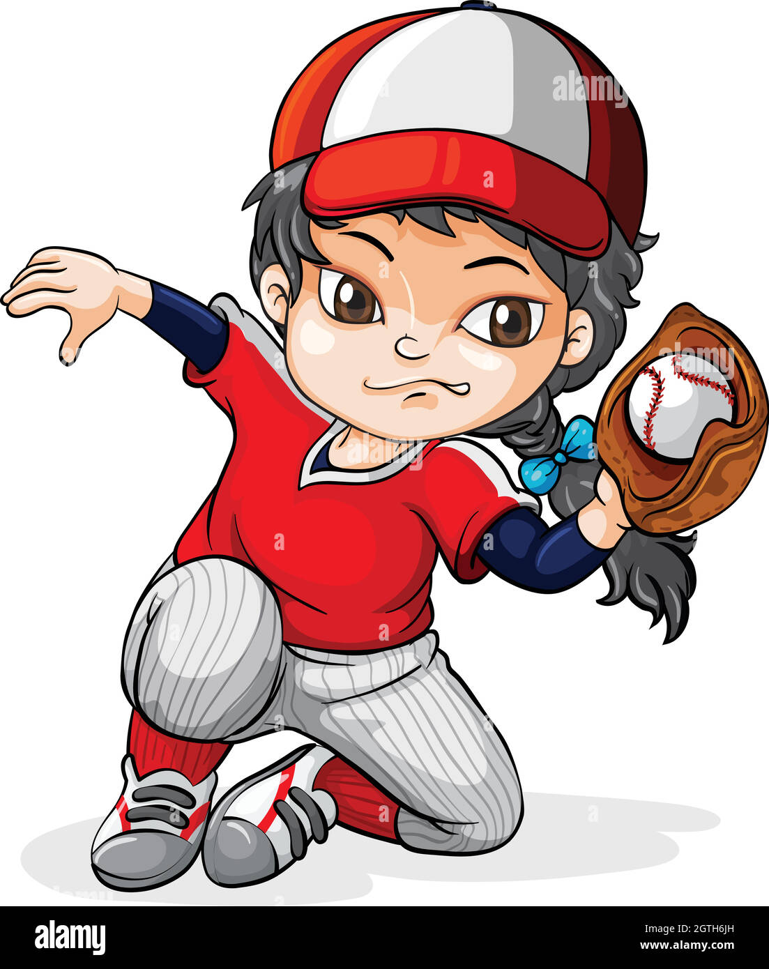Asian female player Stock Vector Images - Alamy