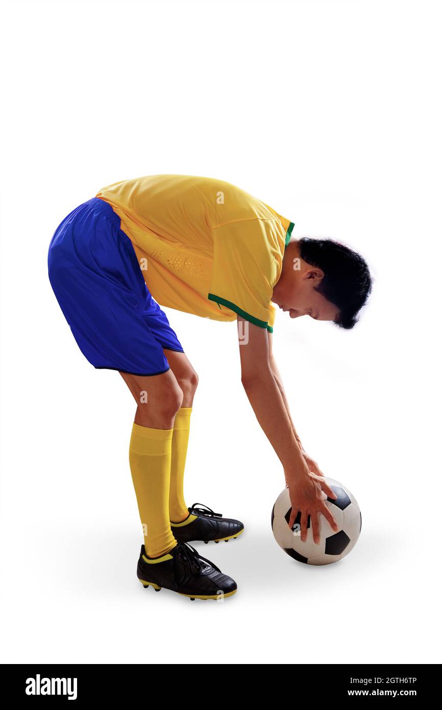 Person bending over Cut Out Stock Images & Pictures - Alamy