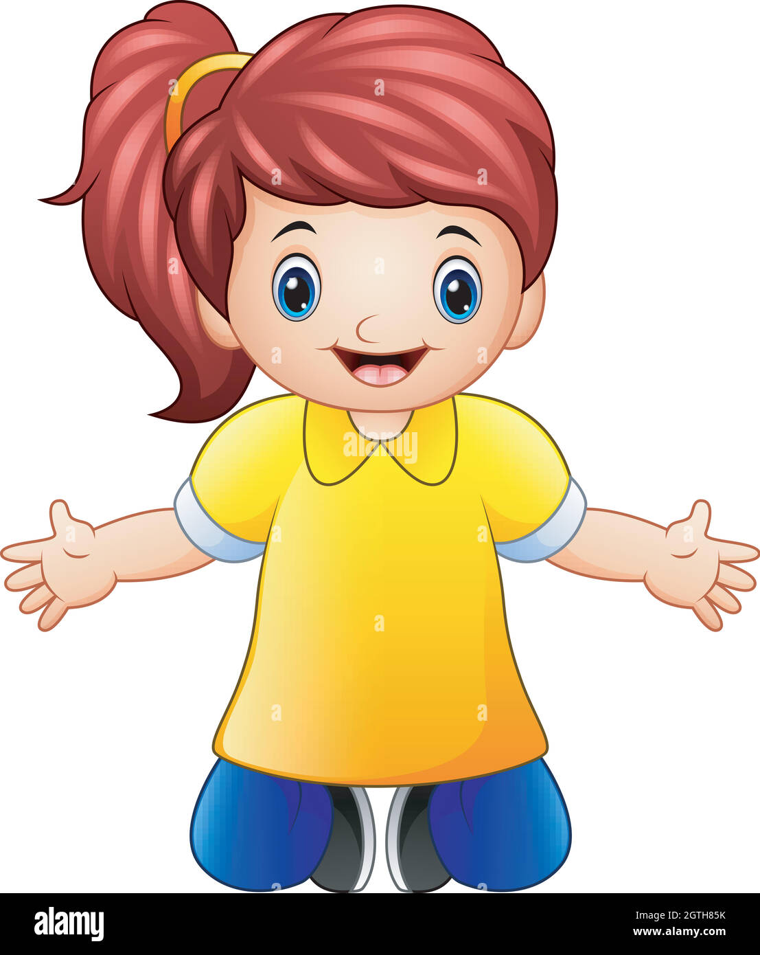 Animated Excited Girl