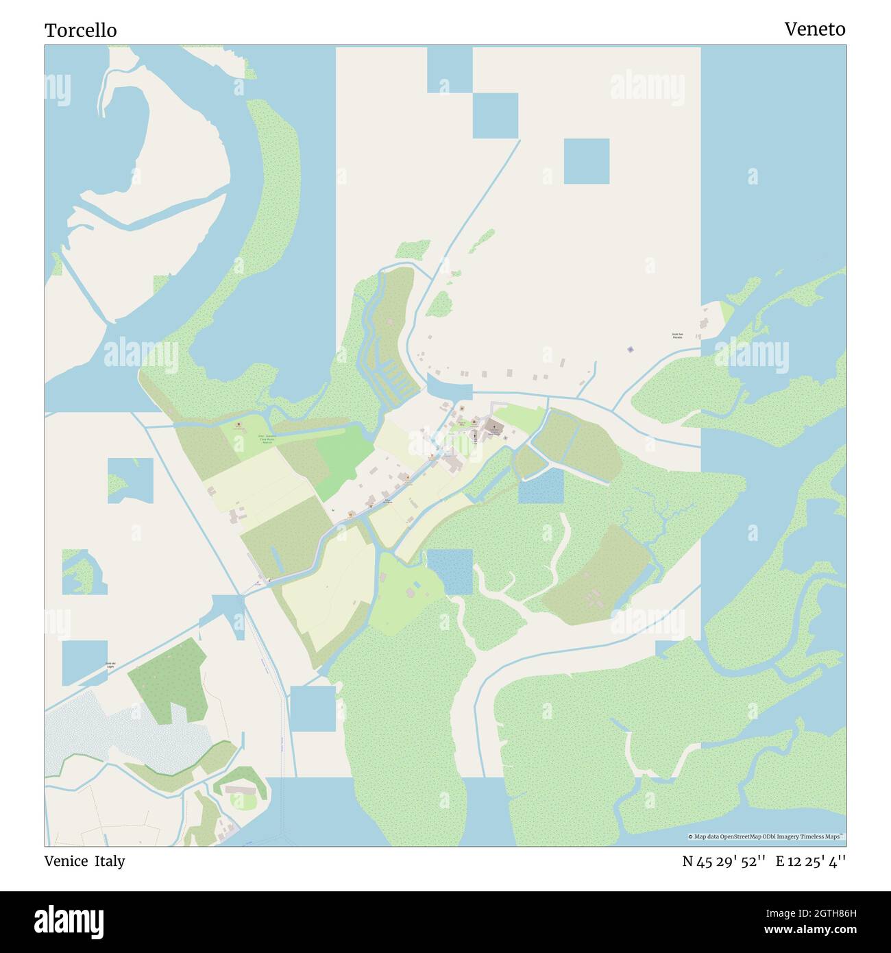 Torcello, Venice, Italy, Veneto, N 45 29' 52'', E 12 25' 4'', map ...