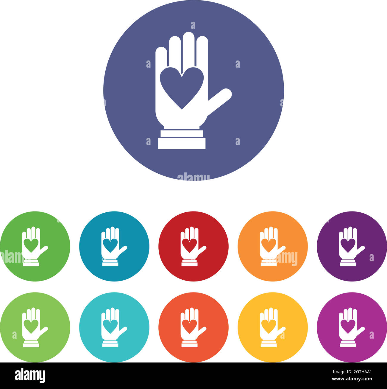 Heart icon collection Stock Vector Images - Alamy