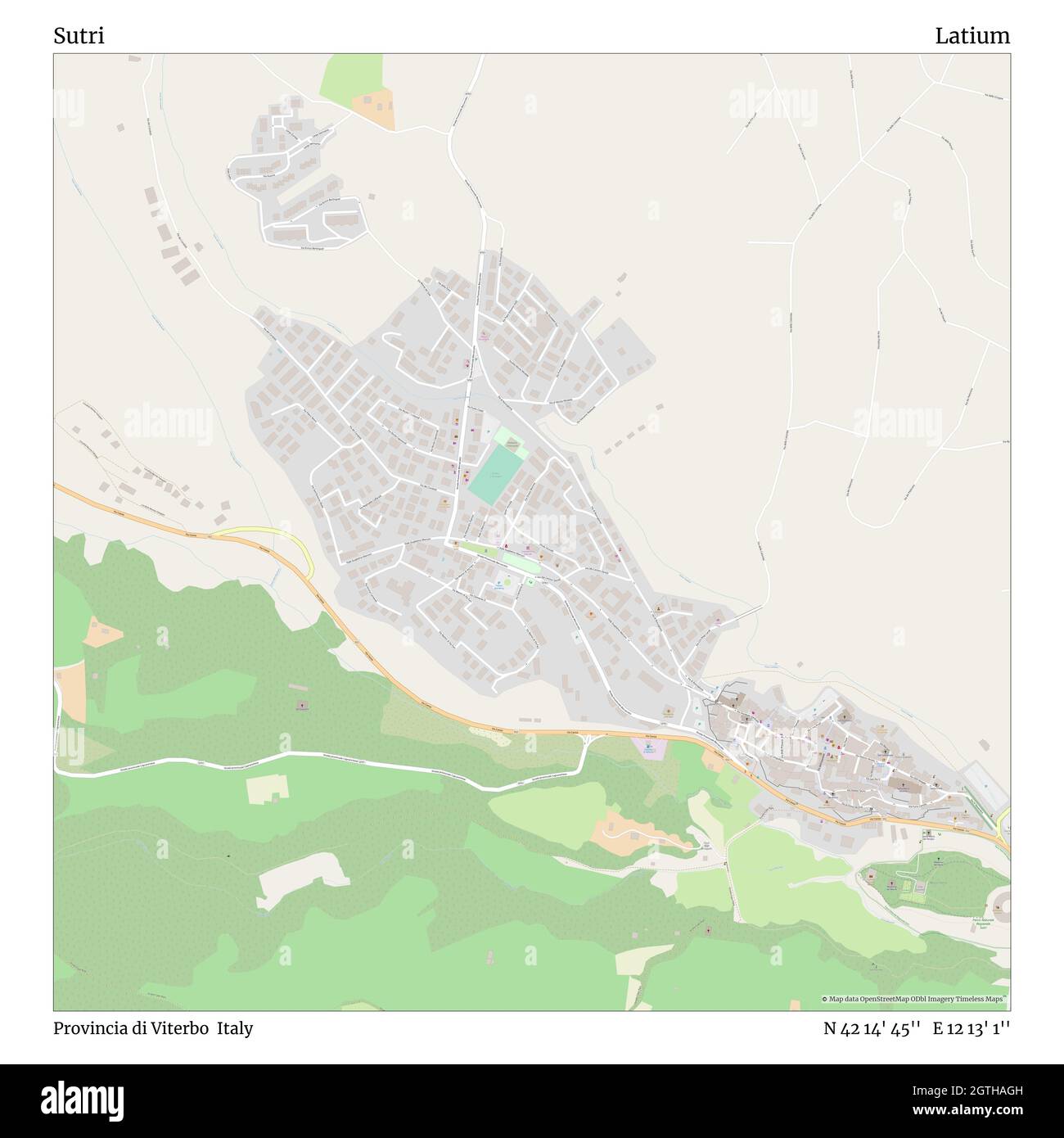Sutri italy Cut Out Stock Images & Pictures - Alamy