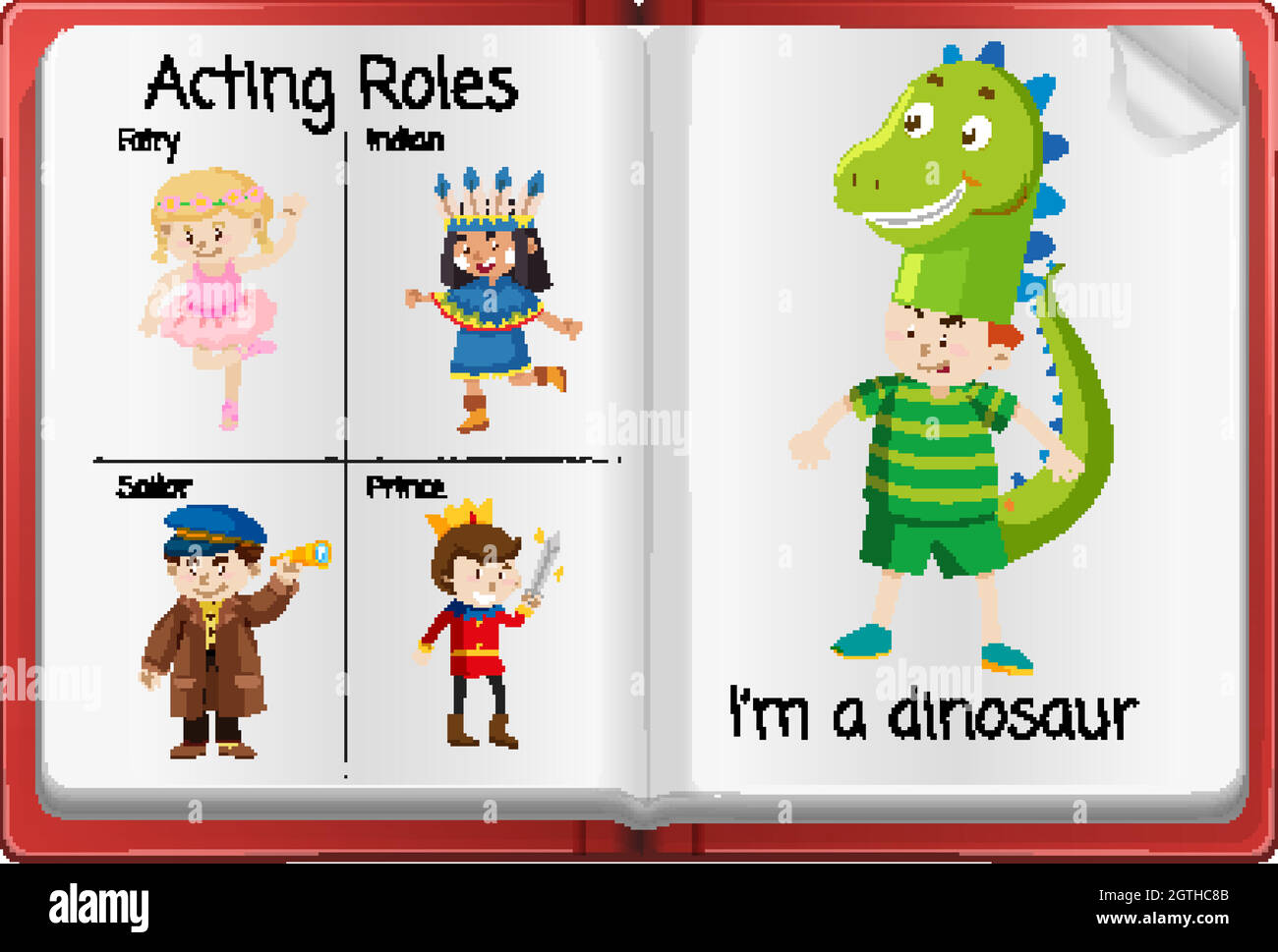 Open activity diary page Stock Vector Image & Art - Alamy