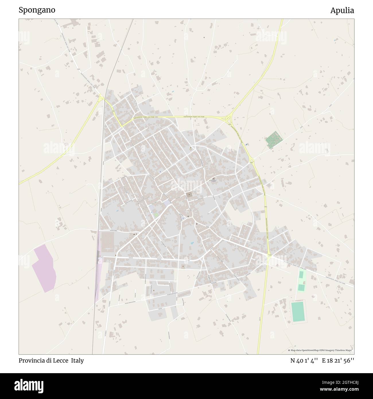 Map of lecce hi-res stock photography and images - Alamy